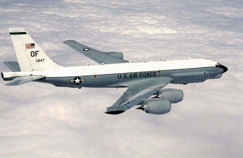 Un RC-135U Combat Sent sul Mare di Barents