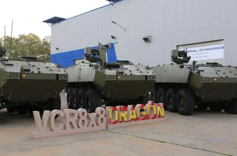 Consegnati all'Ejército de Tierra i primi VCR 8x8 "Dragón"