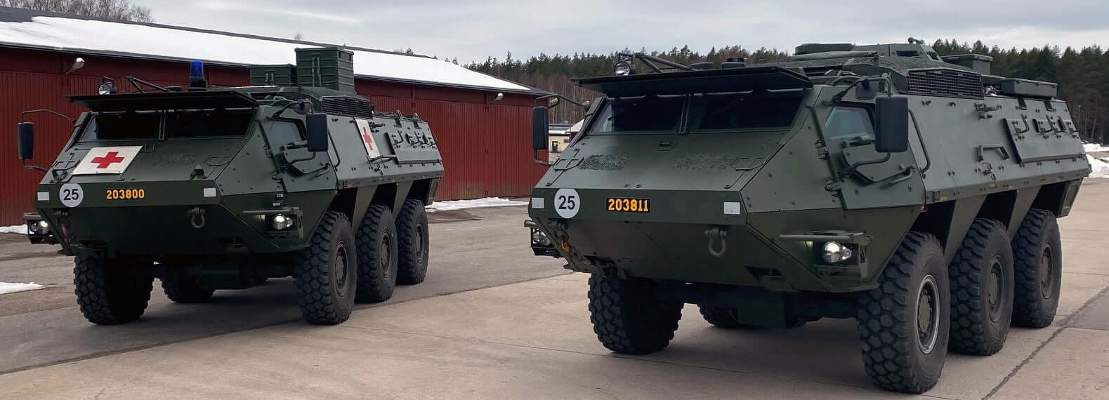 In Svezia iniziano le consegne dei veicoli blindati XA-202/203 ...