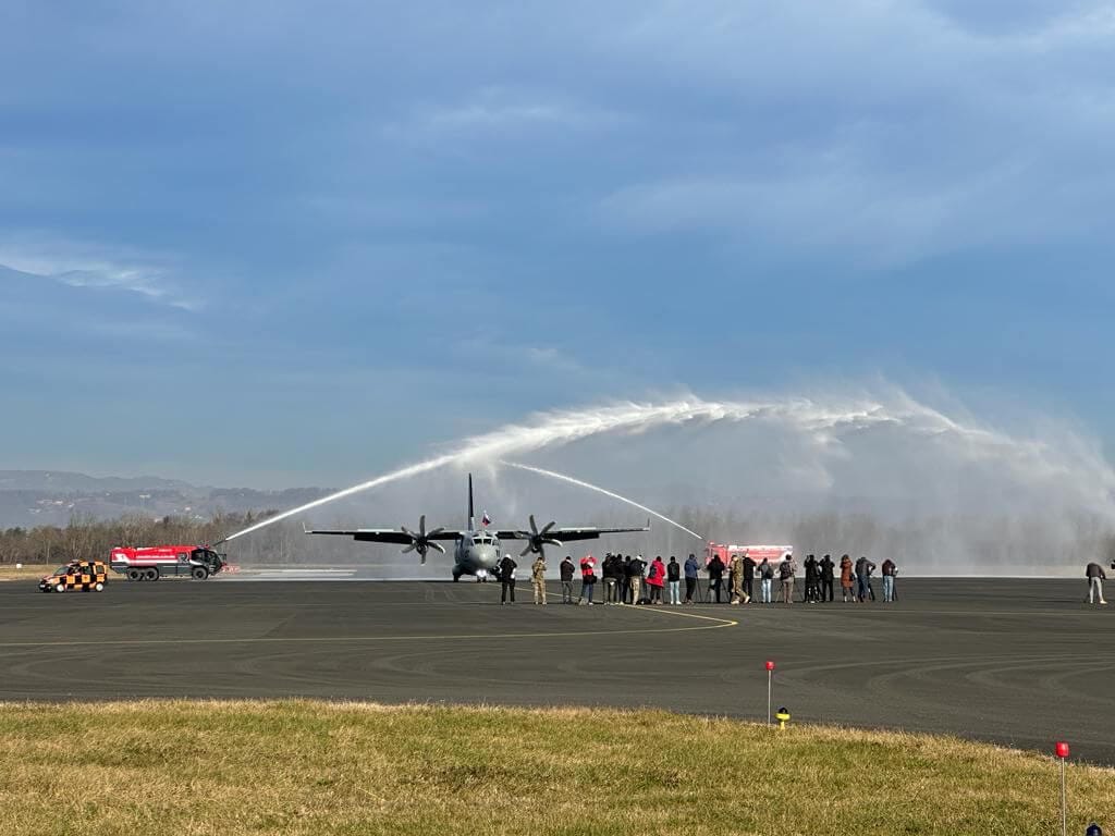 Leonardo consegna il primo C-27J Next Generation alla Slovenia