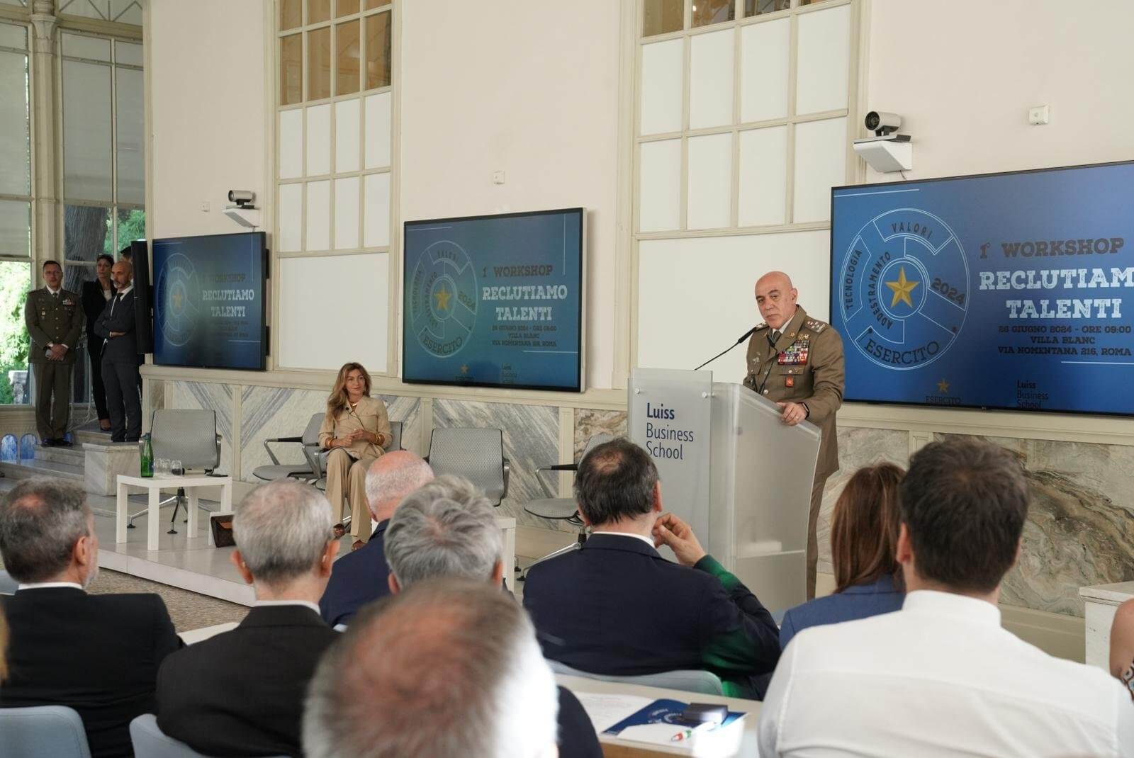 1° Workshop "Reclutiamo Talenti" del Esercito Italiano