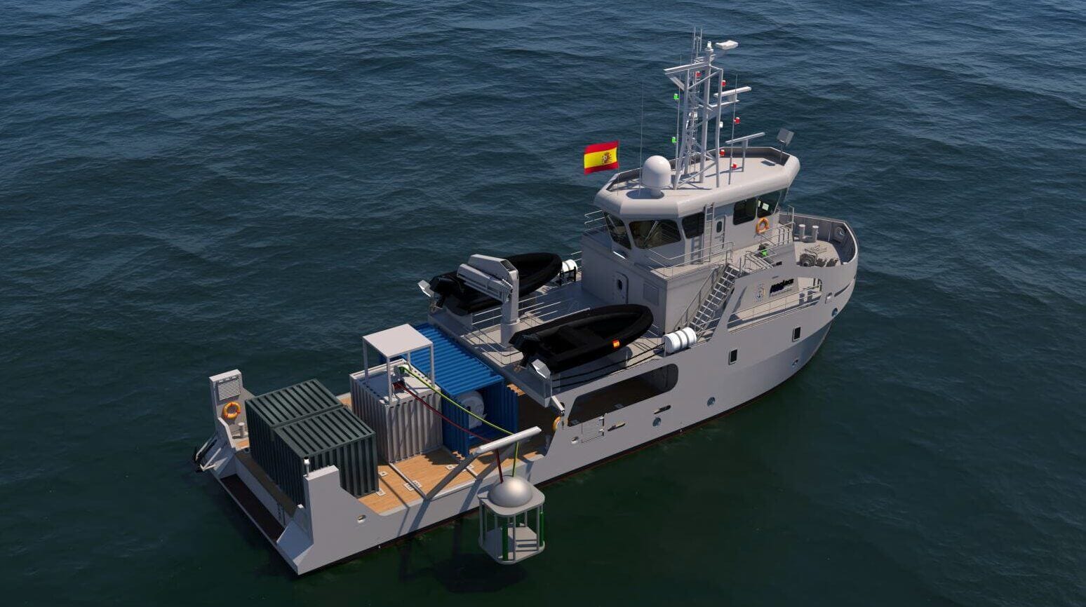 Posa della chiglia per la nuova nave di supporto subacquei della Armada